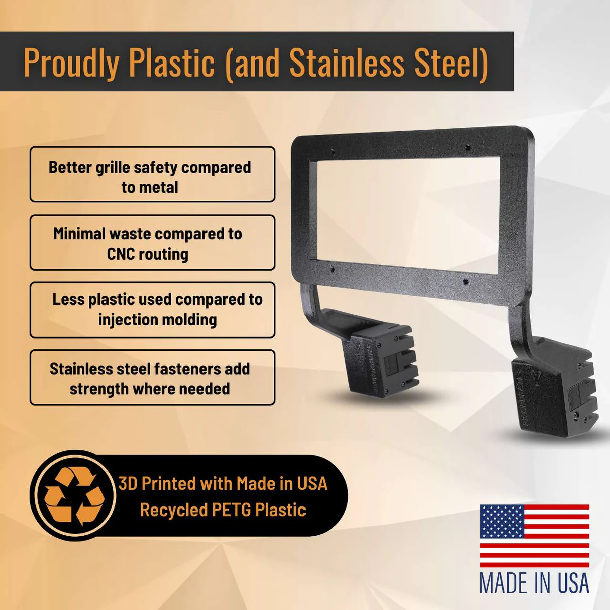 Tesla Model Y Standard SNAPPLATE Front License Plate Mount, Removable,