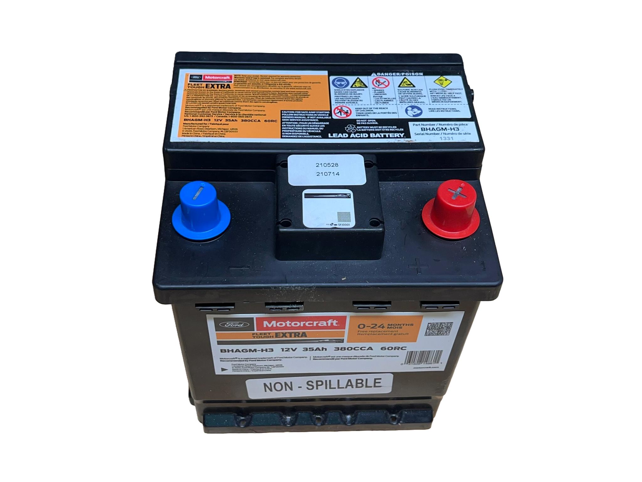 Mustang Mach-E Factory 12 Volt Battery, 2021-2025