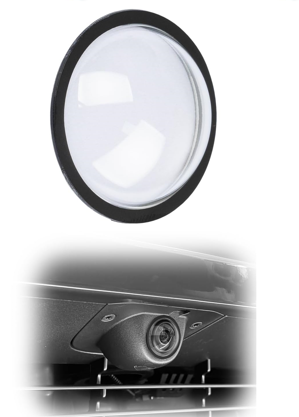 Tesla Model 3, S, Y, Cybertruck Front Bumper Camera Protection Cover,