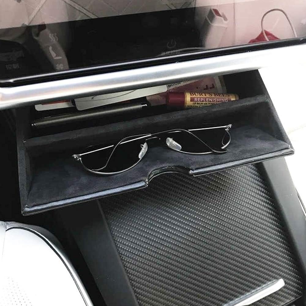 Tesla Model S, X Cubby Center Console Organizer Storage Box Drawer Tra