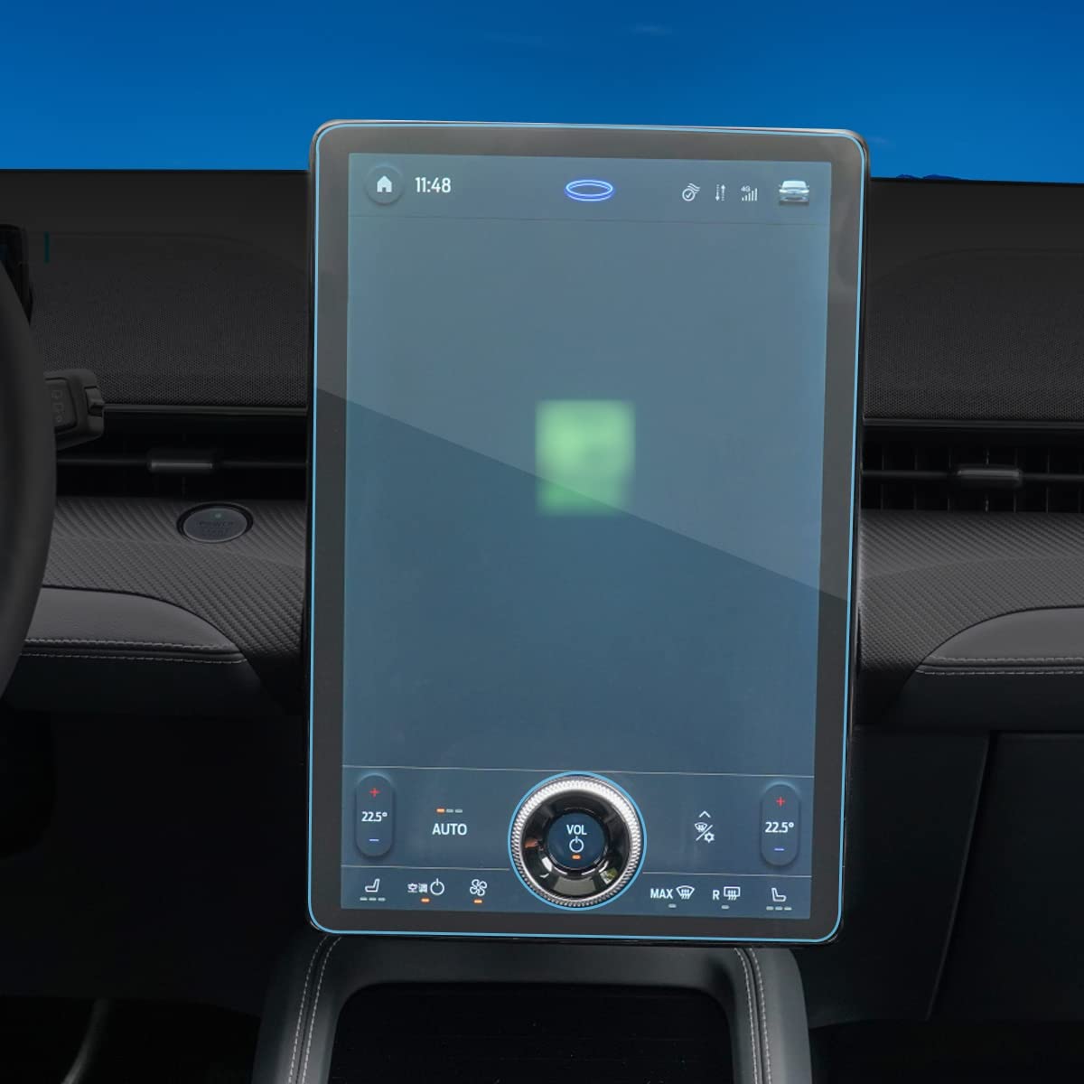 Mustang Mach-E Screen Protectors Navigation & Dash Clear HD, 9H, 2021-