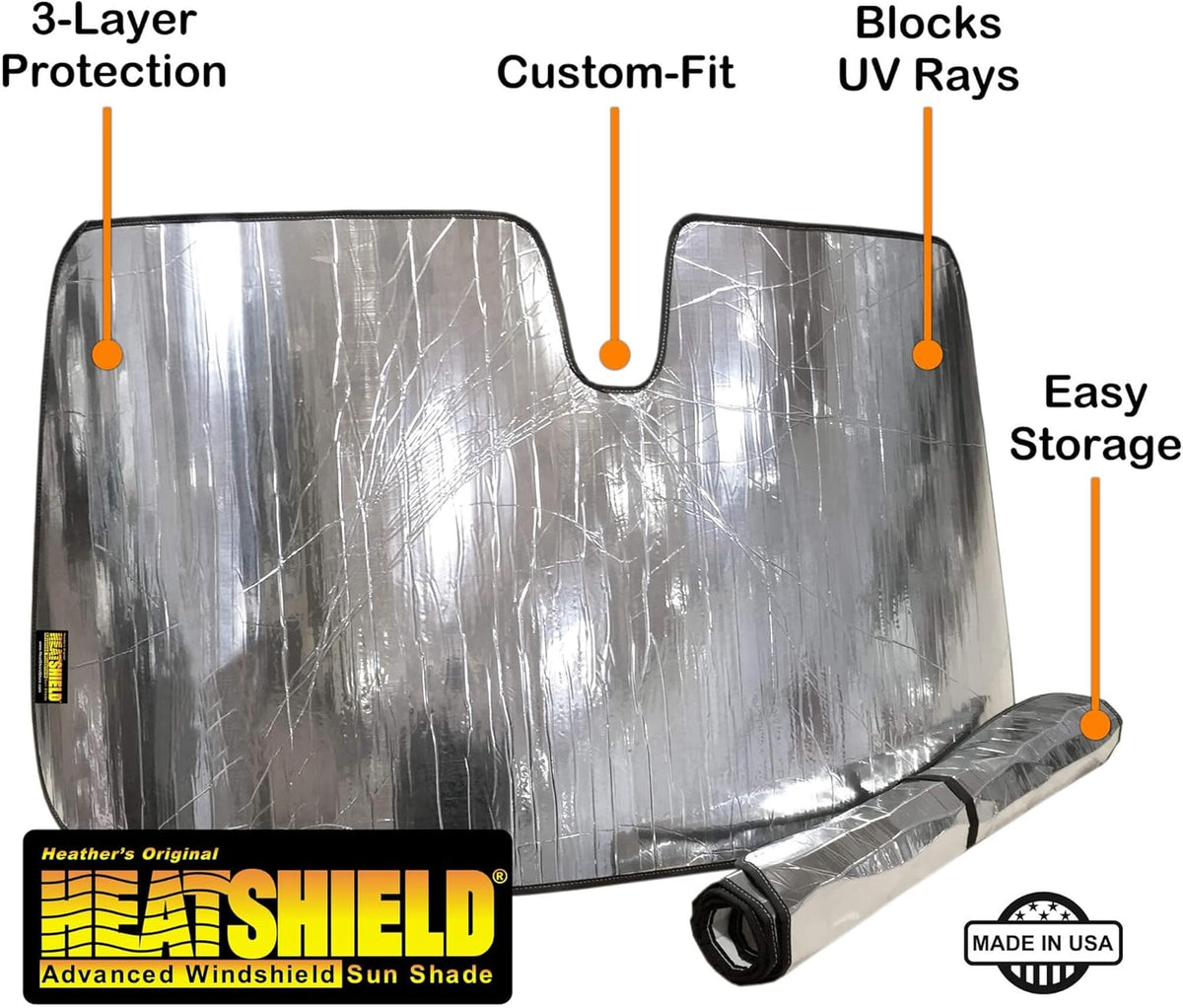 Sun Shade, Heatshield Custom-Fit Silver Series for Rivian R1S, 2022-20