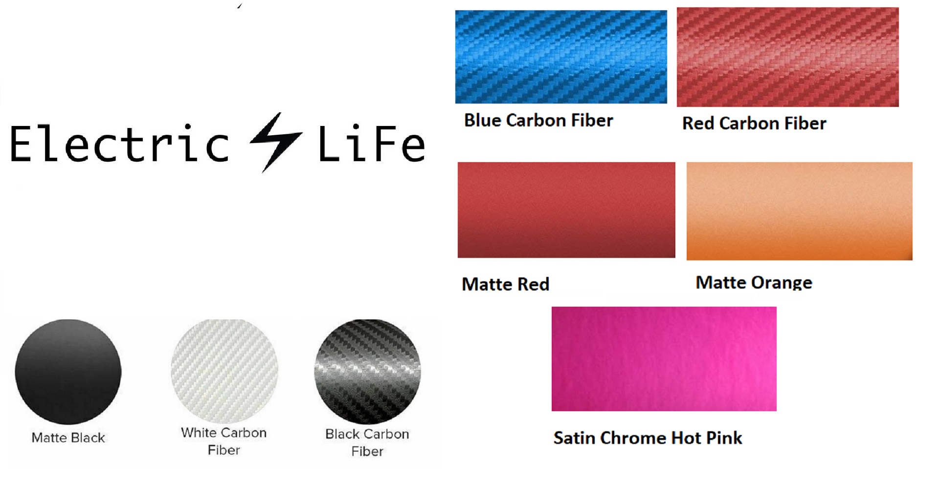 Electric Life Decal, Tesla, Chevy Bolt, Chevy Volt, Fiat 500E, Nissan ...
