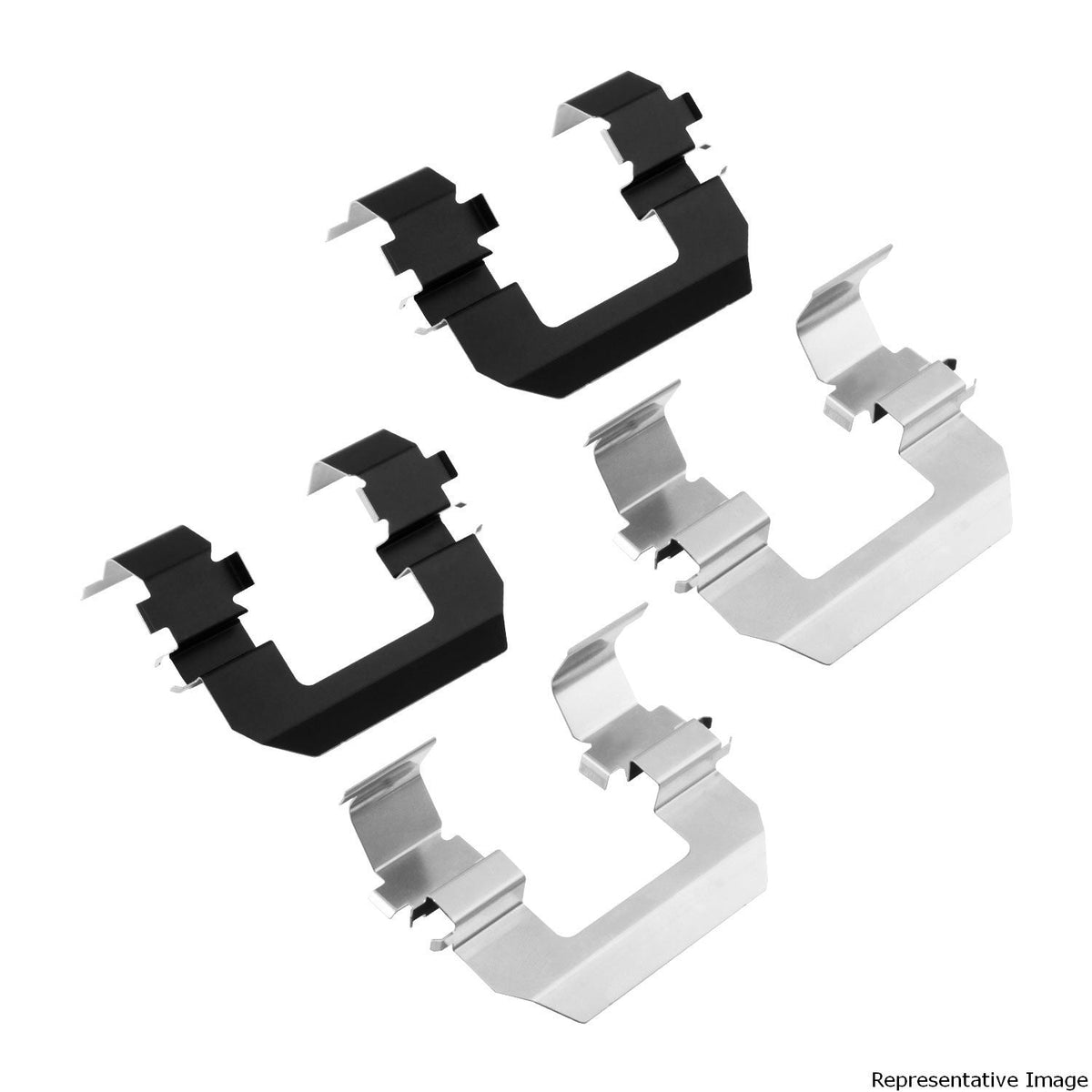 Tesla Model X Rear Disc Brake Pad Hardware Kit, for Mando Calipers, 20