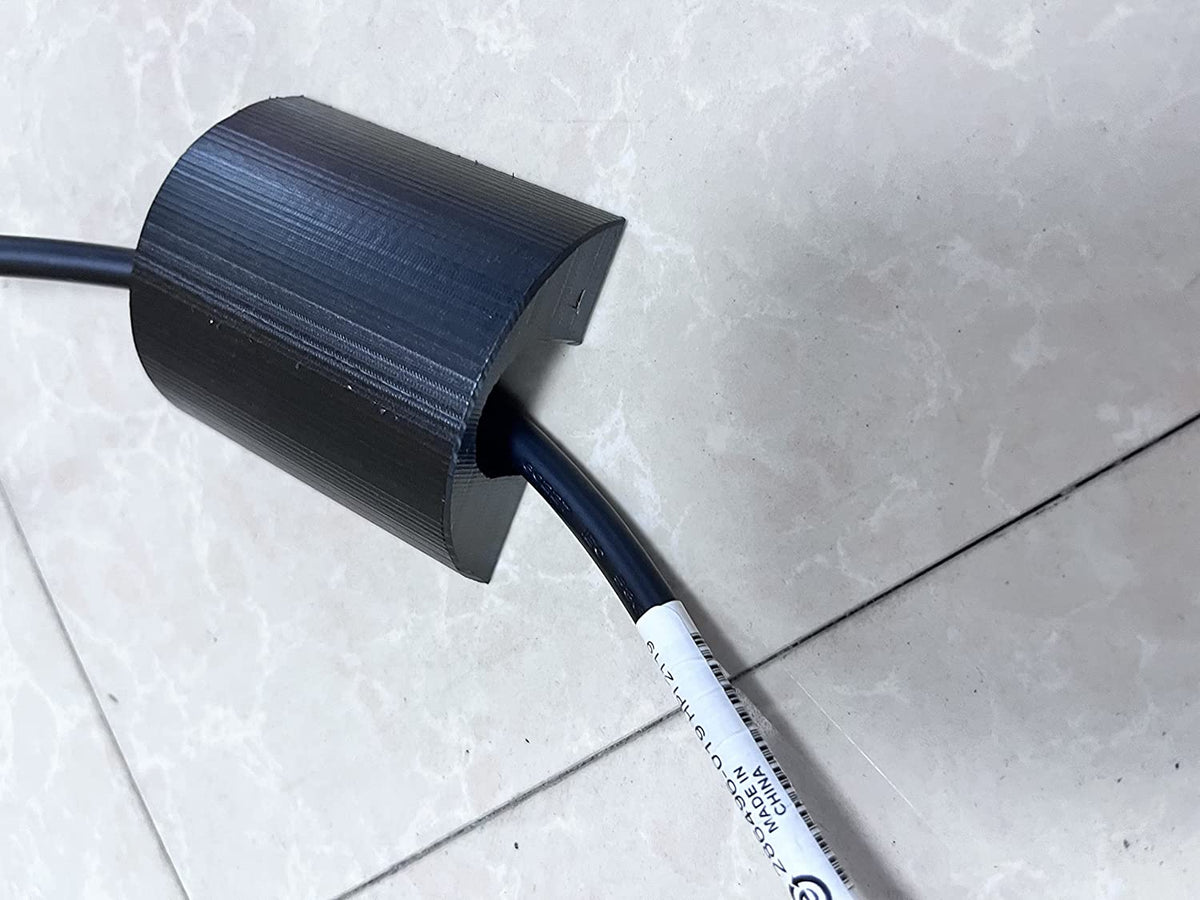 Garage EV Charging Cable Protector Safe Pass-Through Garage Cord Prote