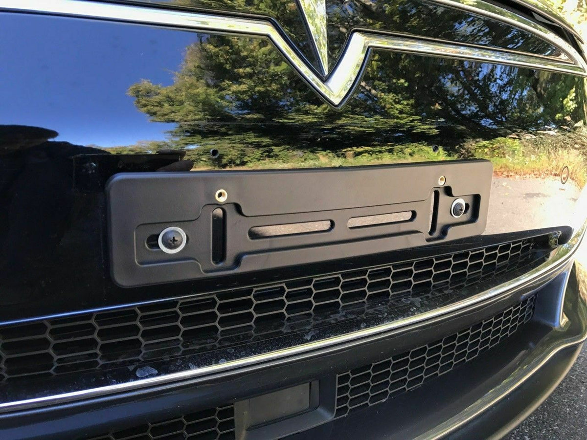 Tesla Model X Front License Plate Bracket Kit, 2015-2024