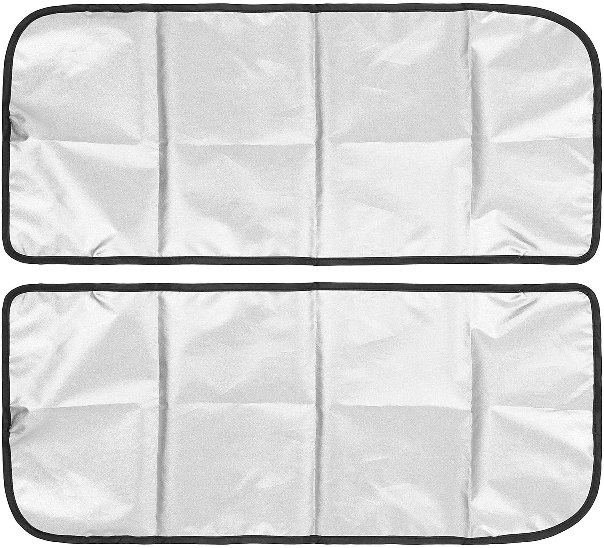 Tesla Model X Wing Doors Sunroof Sunshade, Coated Black Silver Tone Cl